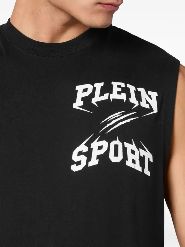 PLEIN SPORT Logo-print Tank Top