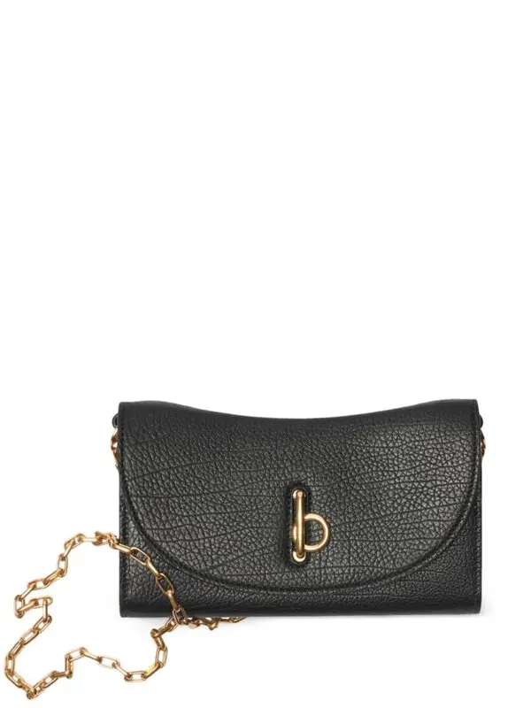 Burberry Rocking Horse Chain Wallet - Black
