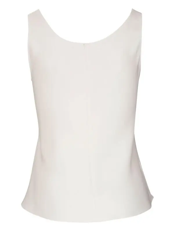 PETER COHEN Silk Tank Top - White