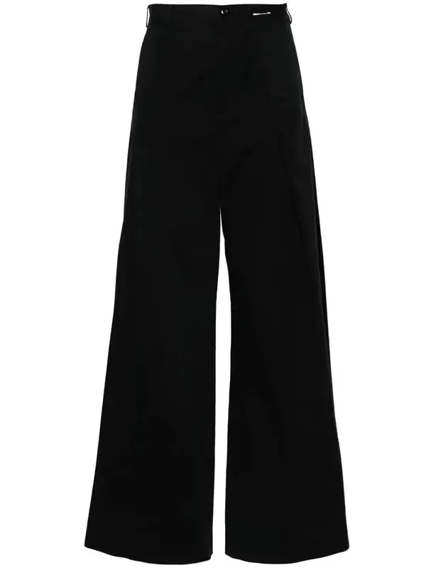 MAISON MARGIELA Mid-rise Wide-leg Trousers