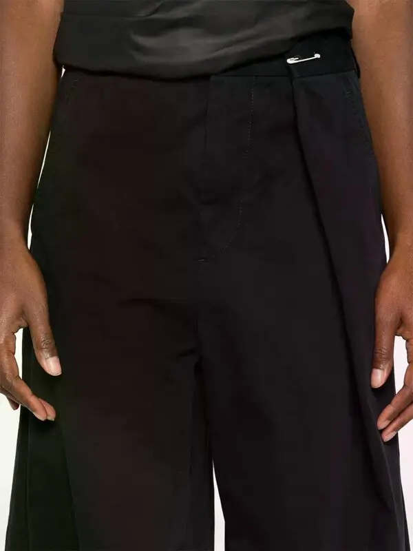 MAISON MARGIELA Mid-rise Wide-leg Trousers
