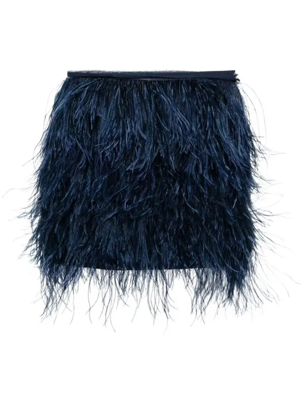 Dorothee Schumacher Feather Appliqué Mini Skirt