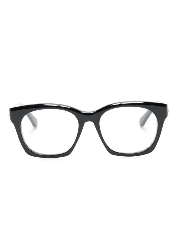 Chloé Logo-embossed Glasses - Black