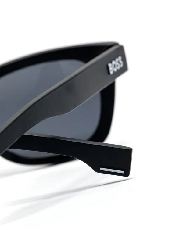 BOSS Logo Square-frame Sunglasses