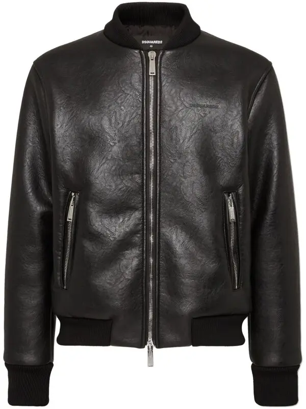 Dsquared2 Logo-embossed Bomber Jacket