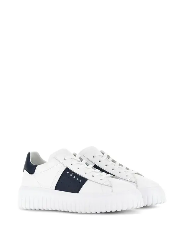 Hogan H-stripes Leather Sneakers