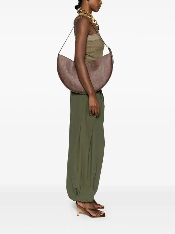 Etro Large Essential Shoulder Bag - Brown