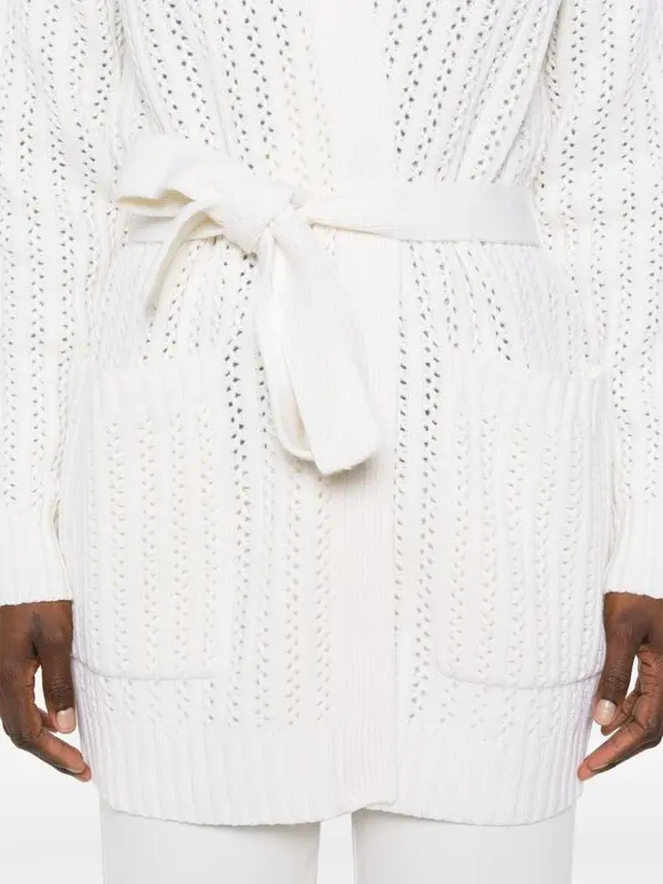 Max Mara Balzac Open-front Cardigan - White