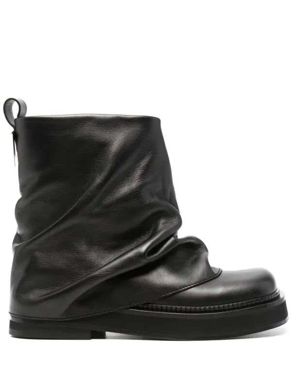 Attico Robin Ankle Boots - Black