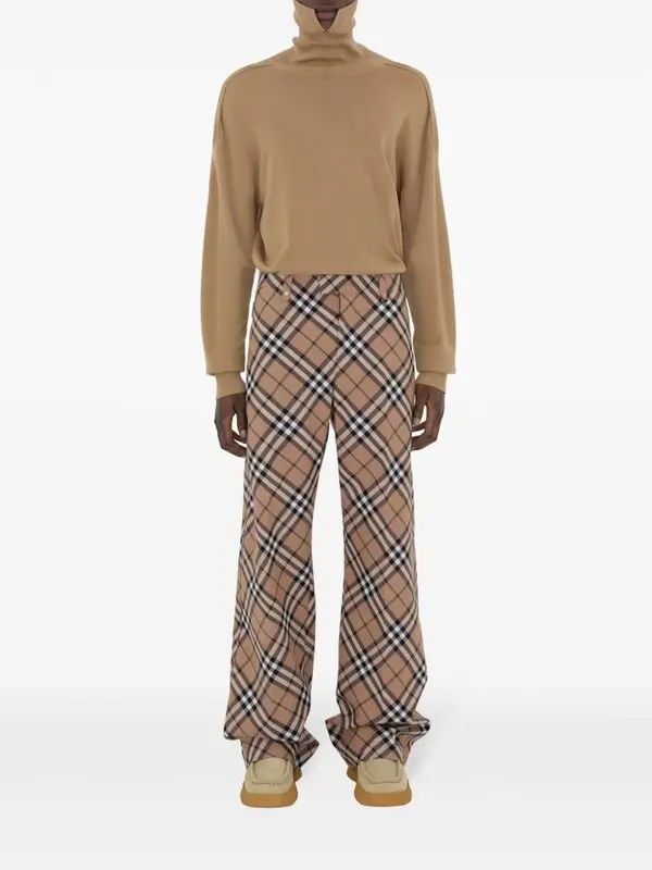 Burberry Checked Tailored Trousers