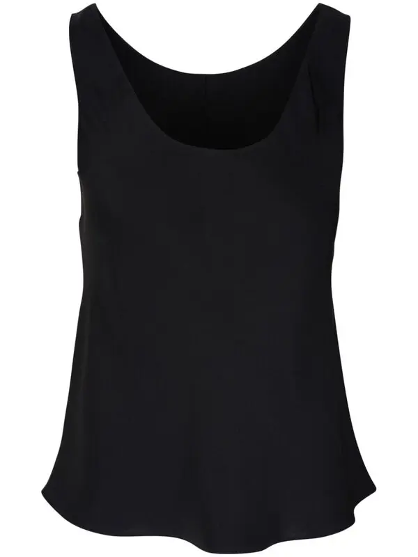 PETER COHEN Scoop-neck Silk Tank Top