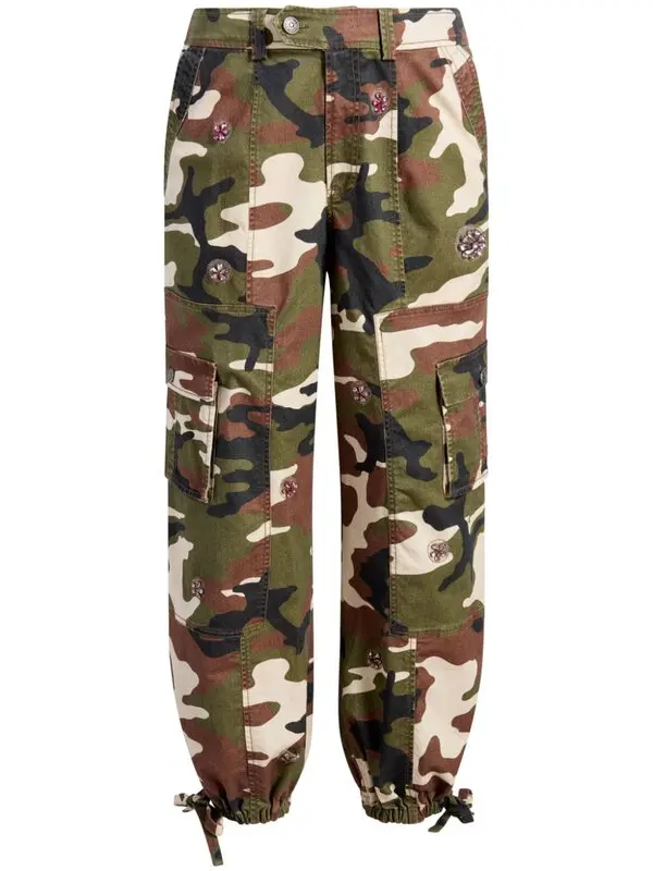 Cinq À Sept Zola Camouflage Cargo Pants - Brown
