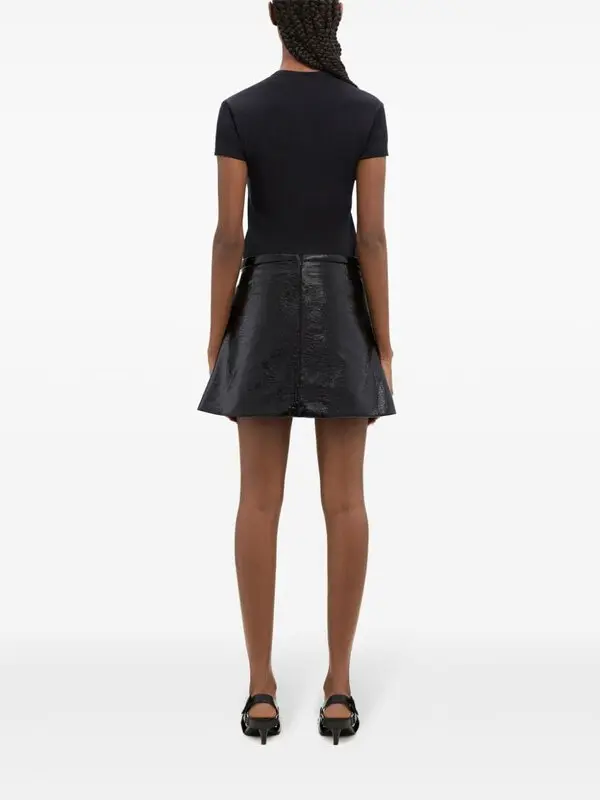 COURREGES Heritage Coated Miniskirt