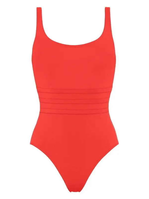 ERES Asia Scoop-neck Swimsuit - Red