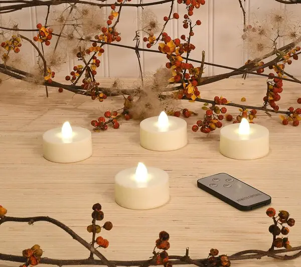LUMABASE Extra Large Battery-operated Tealights With Rc