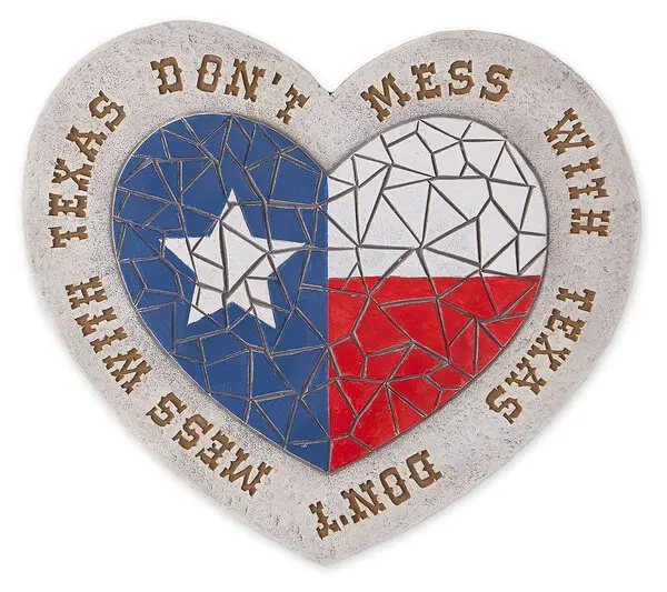ZINGZ & THINGZ Texas Proud Stone Don't Mess W Ith Texas Flag - One-color