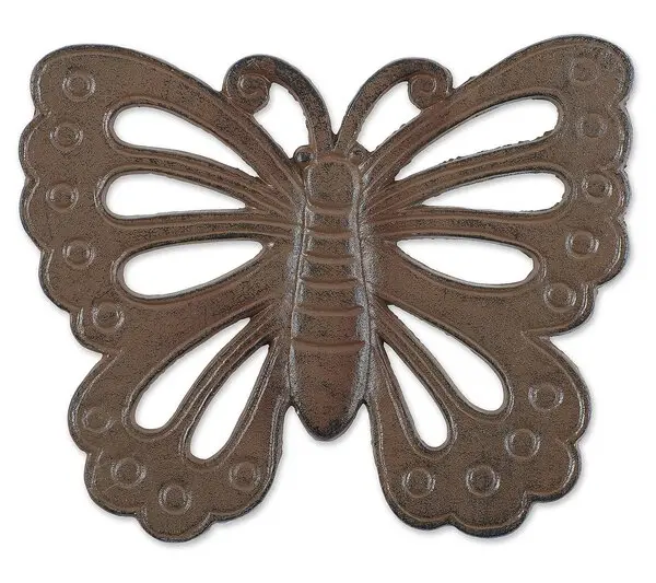 ZINGZ & THINGZ Butterfly Cast Iron Stepping Sto Ne - One-color