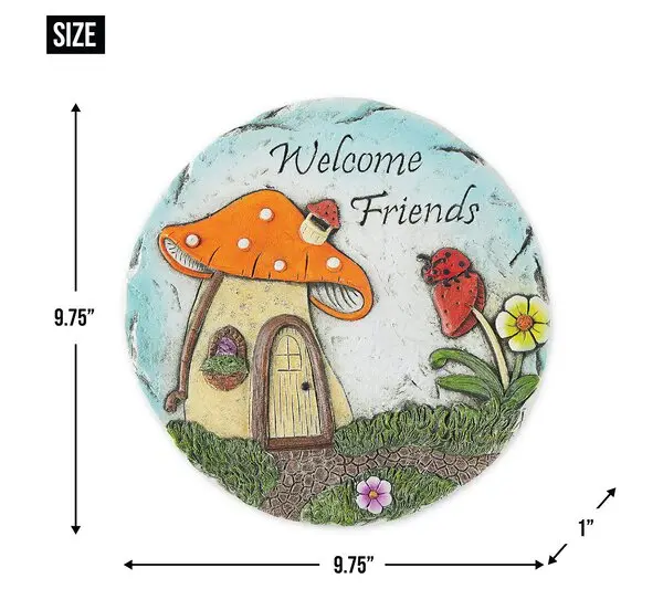 ZINGZ & THINGZ Welcome Friends Stepping Stone