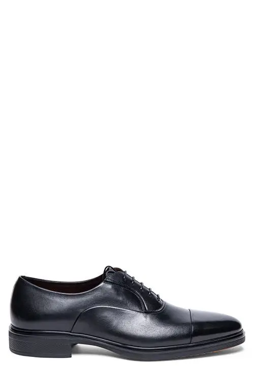 Santoni Cap Toe Oxford - Black
