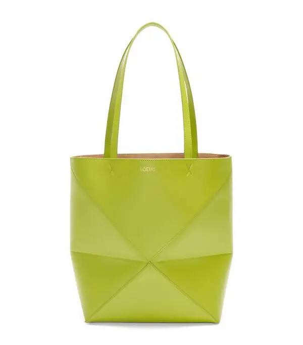 Loewe Leather Puzzle Fold Tote Bag