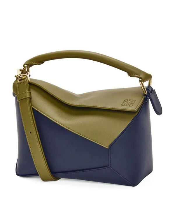 Loewe Small Leather Puzzle Edge Top-handle Bag