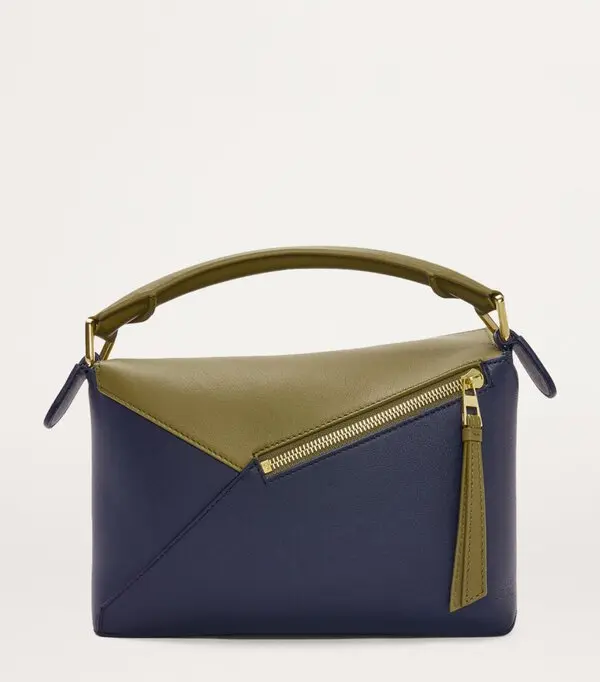 Loewe Small Leather Puzzle Edge Top-handle Bag