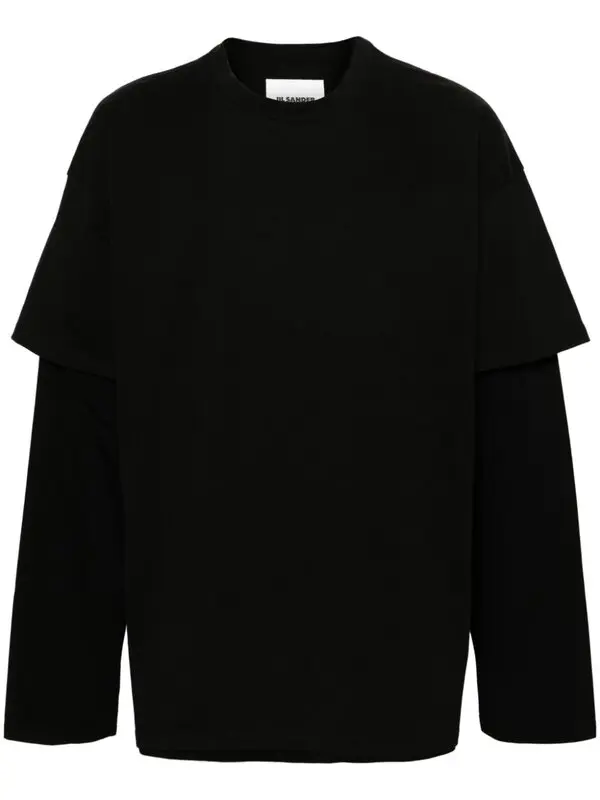 JIL SANDER Logo-print Layered T-shirt