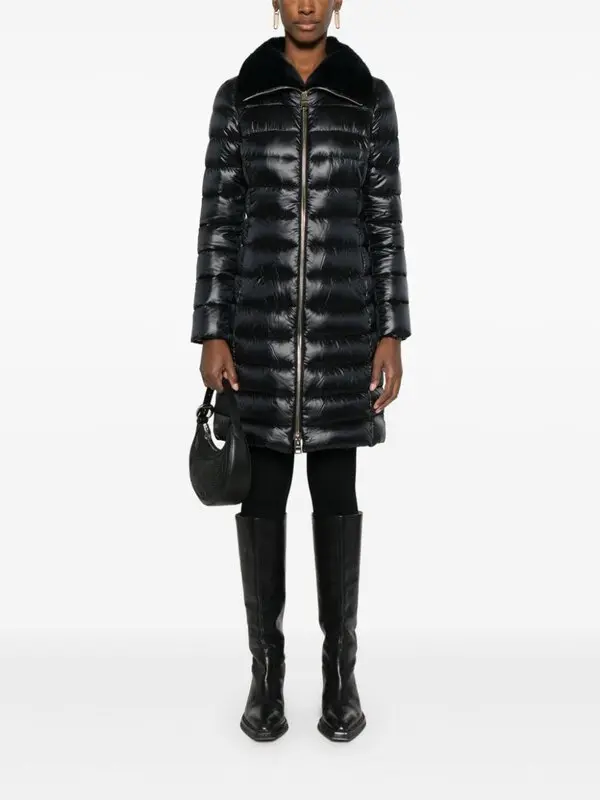 Herno Faux-fur Collar Puffer Coat