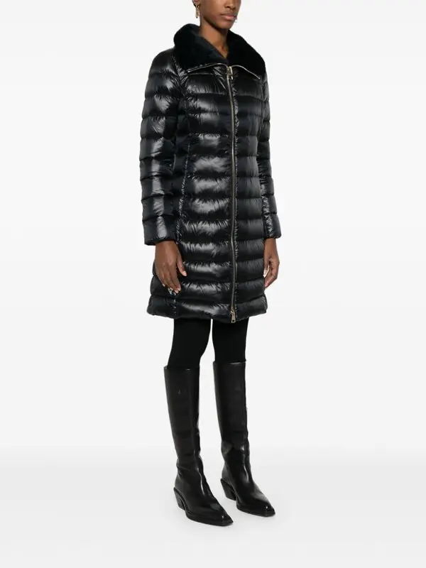 Herno Faux-fur Collar Puffer Coat