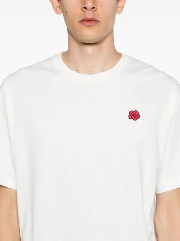 Kenzo Boke Flower-patch T-shirt