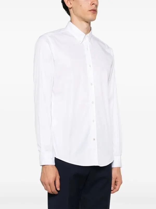 BOSS Logo-embroidered Poplin Shirt