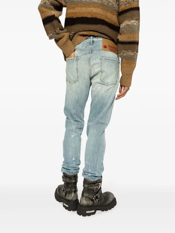 Dsquared2 Ripped Slim-cut Jeans