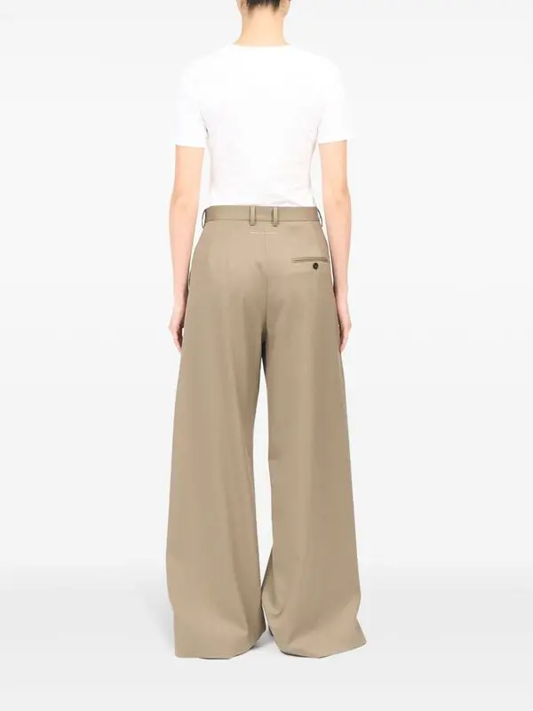 MAISON MARGIELA Tailored Wide-leg Trousers - Neutrals