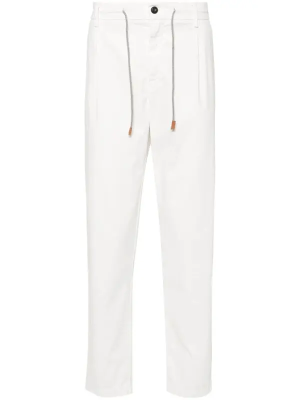 Eleventy Pleat-detail Drawstring Trousers