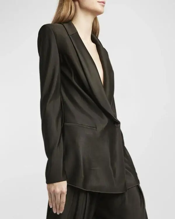 Giorgio Armani Double Jersey Blazer Jacket