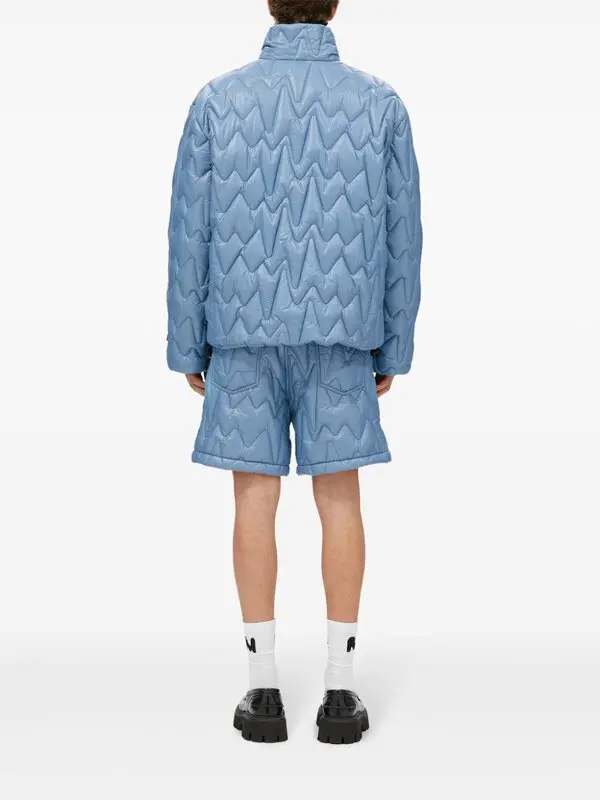 MSGM Quilted Padded Jacket - Blue