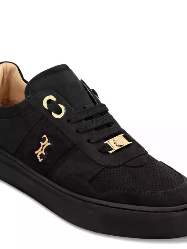 BILLIONAIRE Panelled Sneakers - Black