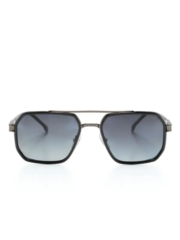 Carrera Eyewear Polarised Pilot-frame Sunglasses - Black