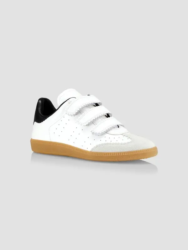 Isabel Marant Étoile Beth Leather Low-top Sneakers - White