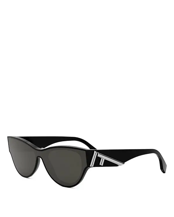 Fendi Round Frame Sunglasses - Black/gray Solid