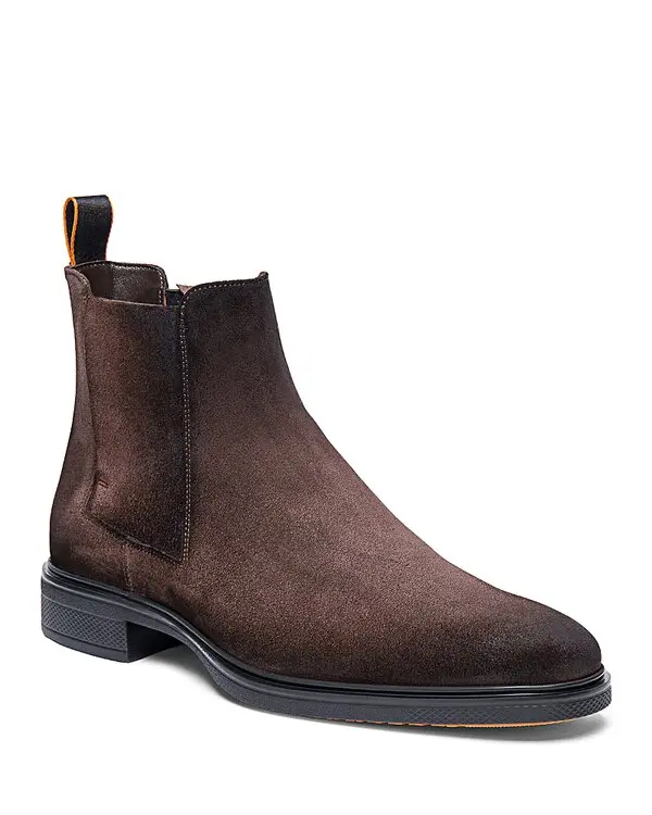 Santoni Chelsea Boots - Dark Brown