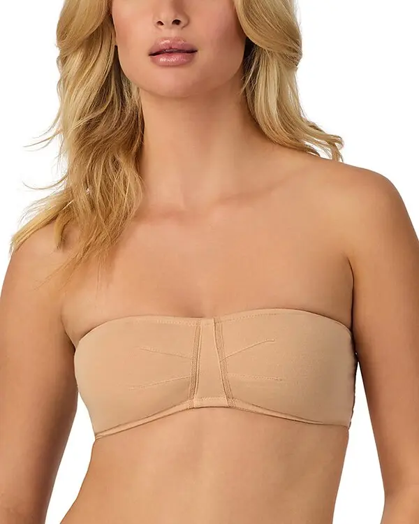 ON GOSSAMER Cabana Strapless Bandeau Bra - Champagne
