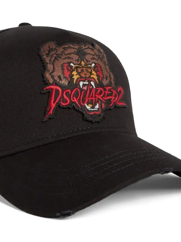 Dsquared2 Tiger Appliqué Baseball Cap