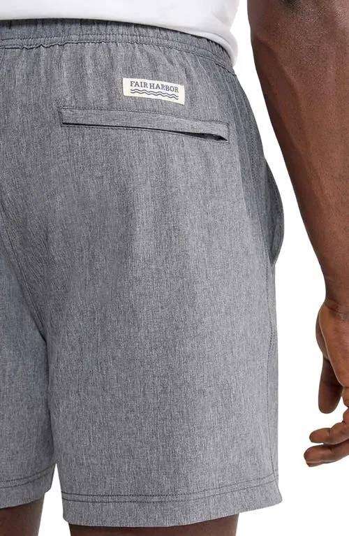 FAIR HARBOR One Water Repellent Hybrid Shorts - Grey