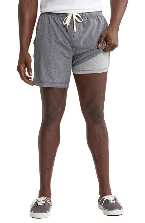 FAIR HARBOR One Water Repellent Hybrid Shorts - Grey
