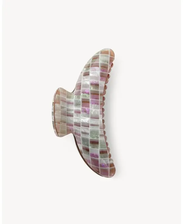 MACHETE Jumbo Heirloom Claw Clip - Brown Shell Checker