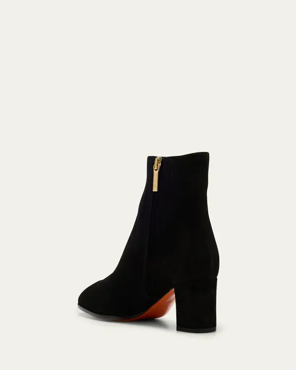 Santoni Suede Ankle Booties