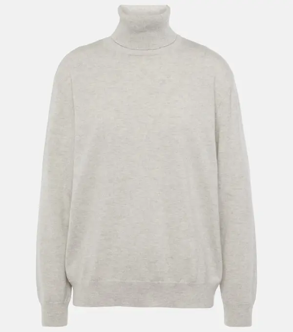 Brunello Cucinelli Turtleneck Cashmere Sweater - Neutrals