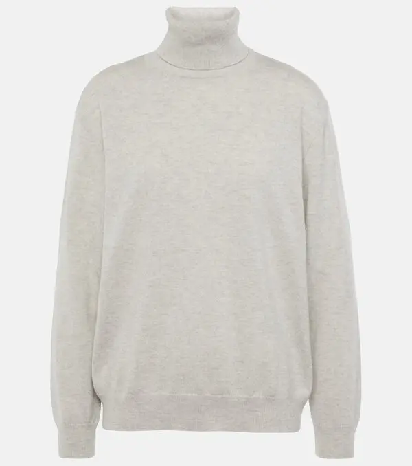 Brunello Cucinelli Turtleneck Cashmere Sweater - Neutrals
