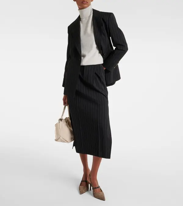 Brunello Cucinelli Turtleneck Cashmere Sweater - Neutrals